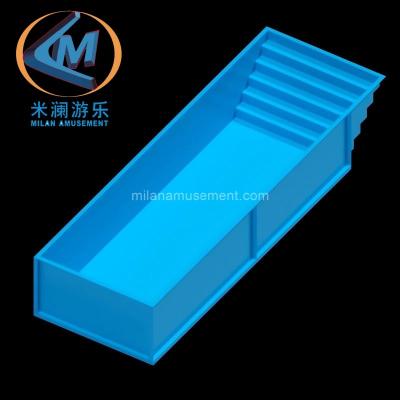 China Large Outdoor Residential Fiberglass Swimming Pool for sale