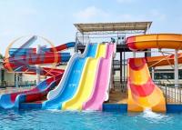 China Classic Rainbow Water Slide Combination – Multi-Lane Interactive Slide for Commercial Outdoor Water Parks for sale