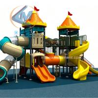 China Kids Theme Playground Equipment– Outdoor Multi-Slide Combo with Double Lane & Single Slide for sale