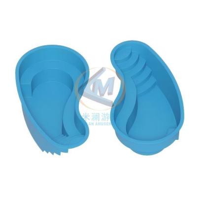 China Custom Size Integrated Fiberglass Swimming Pool For Outdoor for sale