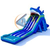China Commercial Animal Theme Inflatable Water Slide – Elephant, Shark & Polar Bear Designs for Kids for sale