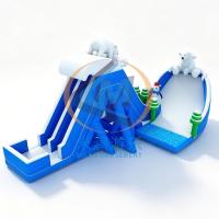 China Commercial Animal Theme Inflatable Water Slide – Elephant, Shark & Polar Bear Designs for Kids for sale