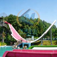 China High-Capacity Pendulum Water Slide – U-Shaped Water Slide for Multi-Rider Interaction Design for Water Parks for sale