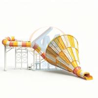China Colorful Giant Tornado Water Slide – High-Thrill Tornado Ride for Water Parks & Amusement Centers for sale