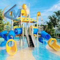 China Kids Ocean Theme Water Play Structure – Multi-Slide Small Water Playground for Kids Water Parks with CE Certified for sale