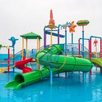 China Custom Kids Splash Pool Combo Design – Multi-Play Water Playground with Slides & Sprayers for Water Parks for sale