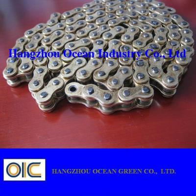 China 8000 Lbs Tensile Strength Motorcycle Chains 5/8 Inch Pitch 6.35 Mm Inner Width for Long-Lasting Performance for sale