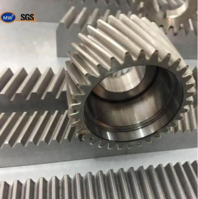China MW High Quality Industrial Engraving Spur Helical M1 M1.5 M2 M2.5 M3 M4 M5 M6 M8 Dp Cp Steel Gear Rack for CNC Machine for sale