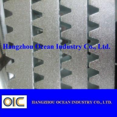 China Zinc Galvanized Steel Gear Rack for sale