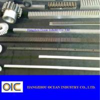 China Black Oxide Gear Racks DIN 6 Accuracy and 1.0 Module for Industrial Applications for sale