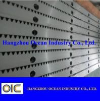 China Galvanized and Blacken Gear Rack for Sliding Door for sale
