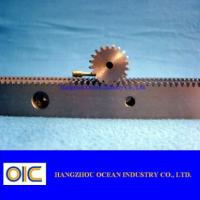 China Blacken Helical Steel Gear Rack for sale