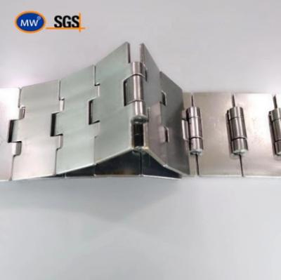 China Hot Sale Stainless Steel Table Top Chain for Can/Food Container Transferring Food Drink Transmission Conveyor for sale