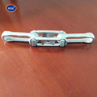 China Oval Link Shape Drop Forged Rivetless Chain Solid Pin and 3 Inches Pin Length for Heavy Duty Applications for sale