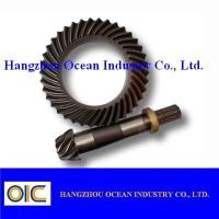 China Steel Crown Wheel and Pinion for Heavy-Duty Applications Hardness 58-62 HRC Various Sizes for sale