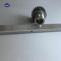 China Nature Black Oxide Color Straight Teeth 1.0M 1000mm Rack For Sliding Gate Motor for sale