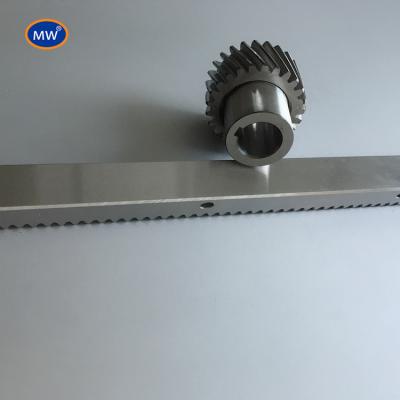 China Nature Black Oxide Color Straight Teeth 1.0M 1000mm Rack For Sliding Gate Motor for sale