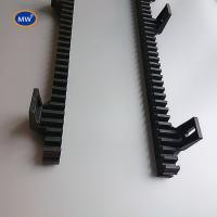 China DIN 6 Straight Tooth Rack Gear 20mm Black Oxide Steel Rack Gear for Sliding Gate Motor for sale
