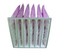 China Medium Efficiency Bag Filters F5-F8 592x592mm for HVAC Pre-Filtration Systems for sale