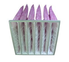 China Medium Efficiency Bag Filters F5-F8 592x592mm for HVAC Pre-Filtration Systems for sale