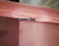 China 120mesh Copper Wire Mesh Aperture 0.13 - 0.16mm Plain Weave Red Color for sale