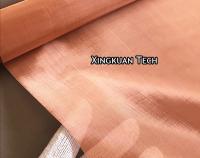 China 150mesh Copper Wire Mesh Aperture 0.09-0.10mm Plain Weave Red Color for sale