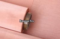 China 180mesh Copper Wire Mesh Aperture 0.08 - 0.09mm Plain Weave Red Color for sale