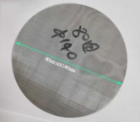 China 80mesh 40mesh Dia 140mm Extrusion Screens For Sieving In Plastics Or Filters for sale