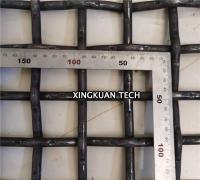 China Lock crimp Woven wire screen for mining quarry aggregate sifting wth high wear resistance for sale