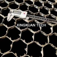 China Thermostable SS201 Refractory Hex Mesh Hex Metal Refractory Hex Steel for sale