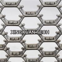 China Steel Hex Metal Mesh , Hexsteel Grid Mesh AISI310S 12gauge X 2