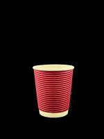 China 8oz 16oz 20oz 12oz Ripple Paper Cups Custom Paper Coffee Cups Leakproof for sale
