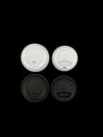 China Adjustable Size PLA Cup Lid Biodegradable Cup Lids High Temperature Resistant for sale