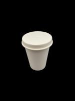 China Adjustable Size PLA Cup Lid Biodegradable Cup Lids High Temperature Resistant for sale