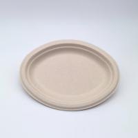 China Environmental Protection Sturdy Biodegradable Bagasse Plates Bagasse Pulp Products for sale