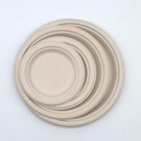 China Environmental Protection Sturdy Biodegradable Bagasse Plates Bagasse Pulp Products for sale