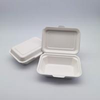 China Biodegradable Pulp Lunch Box 600ml Lunch Box Leak Proof Food Grade for sale