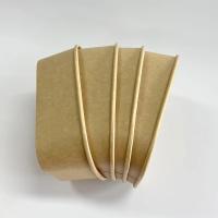 China Water Resisting 1000ml Rectangular Take Away Box Cardboard Food Bowls for sale
