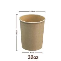 China 32 Oz Disposable Soup Bowls With Lids Waterproof ISO9001 Certified for sale