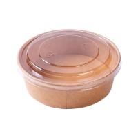 China Durable 1300ml Large Disposable Paper Bowls Leakproof Bpa Free for sale