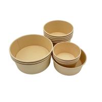 China 750ml Sturdy Paper Bowls And Lids Compostable Soup Cups BPI Certified for sale
