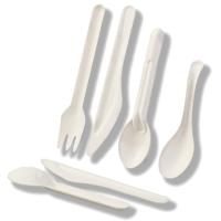 China Eco Friendly Sugarcane Disposable Cutlery Pulp Knife Food Safe for sale