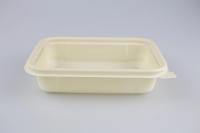 China The new design of take-out food packaging lunch box corn starch 500ml rectangular food container for sale