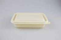 China The new design of take-out food packaging lunch box corn starch 500ml rectangular food container for sale