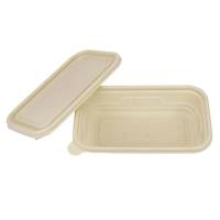 China Biodegradable corn starch disposable lunchboxes for bento or take-out food lunchboxes for sale
