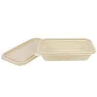 China Biodegradable corn starch disposable lunchboxes for bento or take-out food lunchboxes for sale