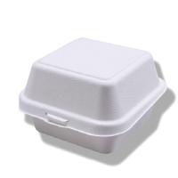 China Sustainable 6Inch Bagasse Burger Box for sale