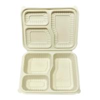 China Storage and containers Eco-friendly biodegradable corn starch food containers bento boxes for sale