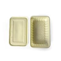 China 650ml capacity environmentally friendly biodegradable corn starch disposable fast food container with lid for sale