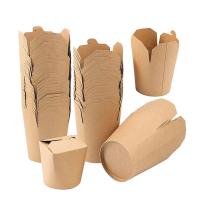 China Takeaway noodles soup round noodle box accept cowhide blank noodle boxes pasta box for sale